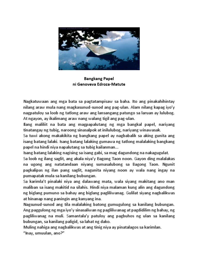Bangkang Papel | PDF