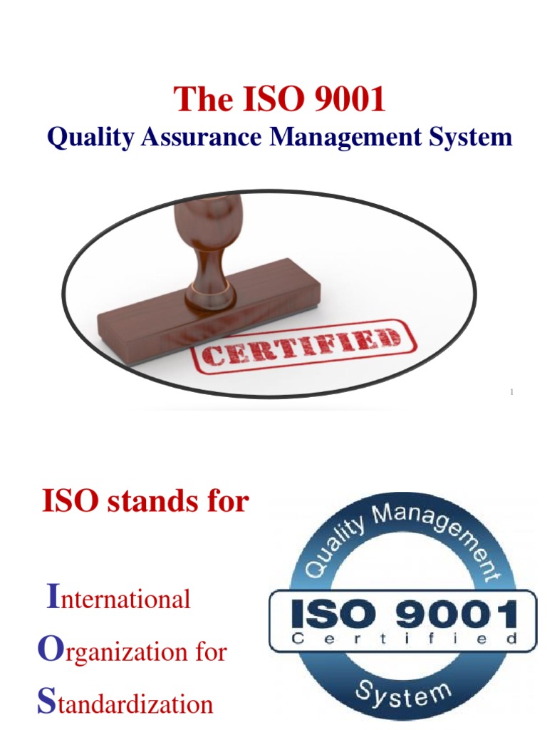 The ISO 9001: Quality Assurance Management System | Download Free PDF ...