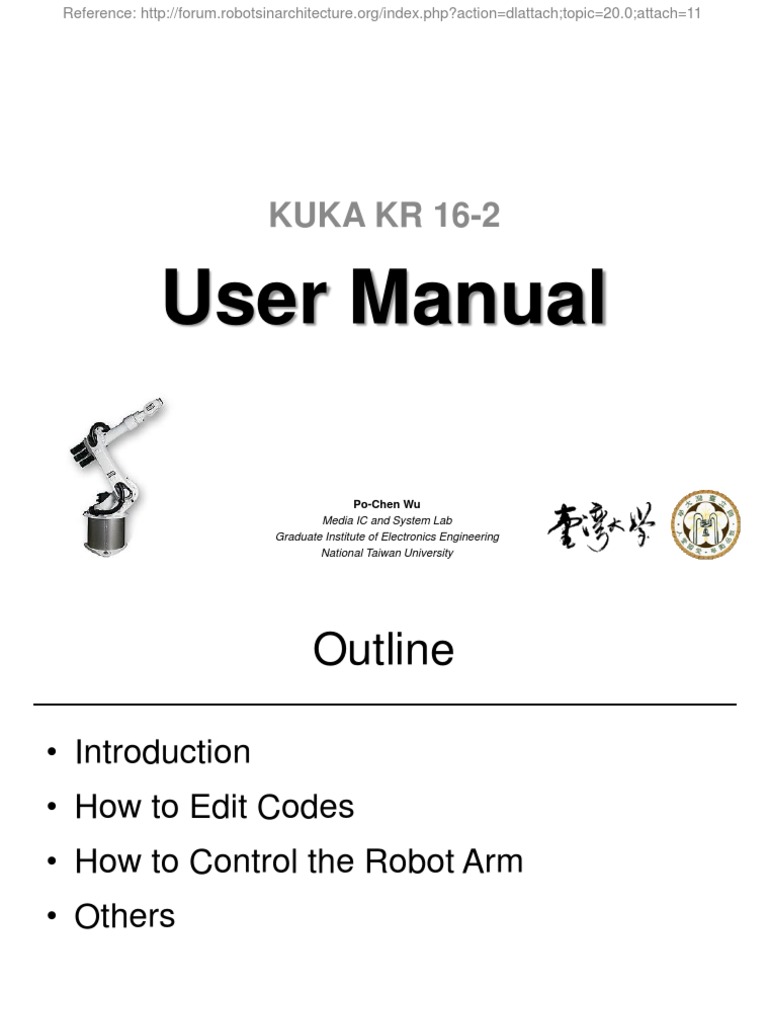Use Manual of Kuka | PDF | Areas Of Computer Science | Software