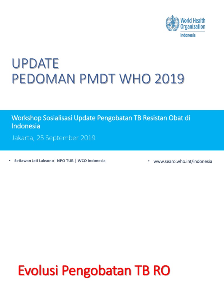 Update PMDT Guideline | PDF | Antibiotics | Pharmacology