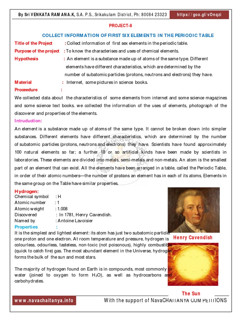 10th Class Project Works - 8 | PDF | Lithium | Carbon