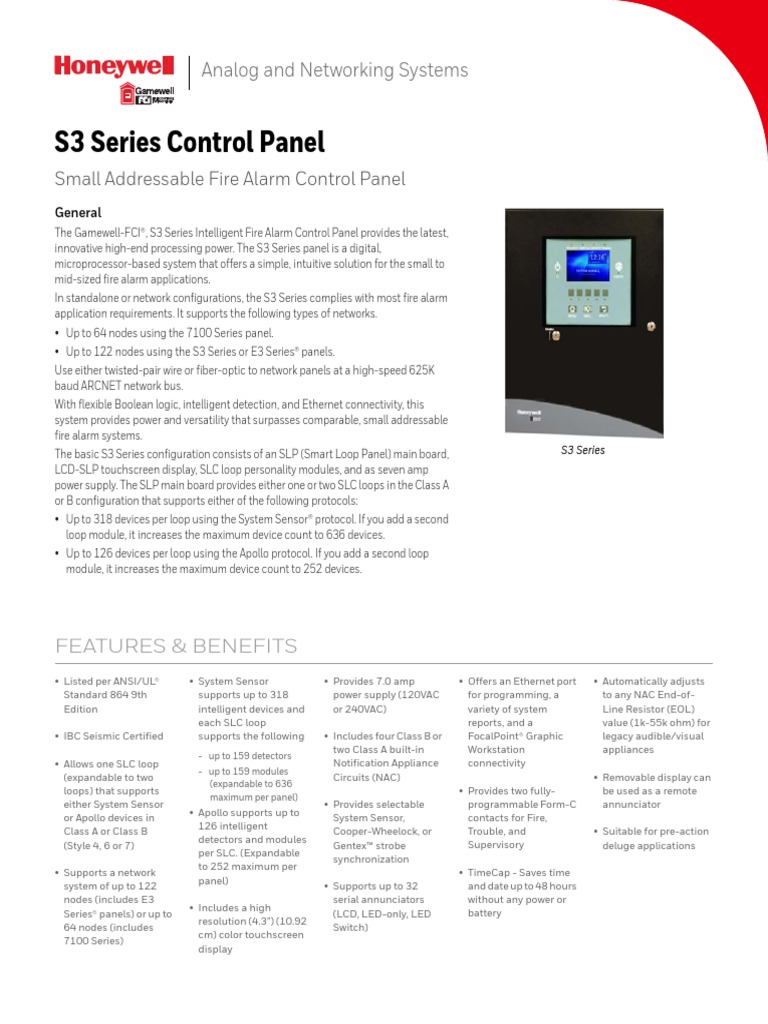 S3 Series Control Panel | PDF | Light Emitting Diode | Computer Network