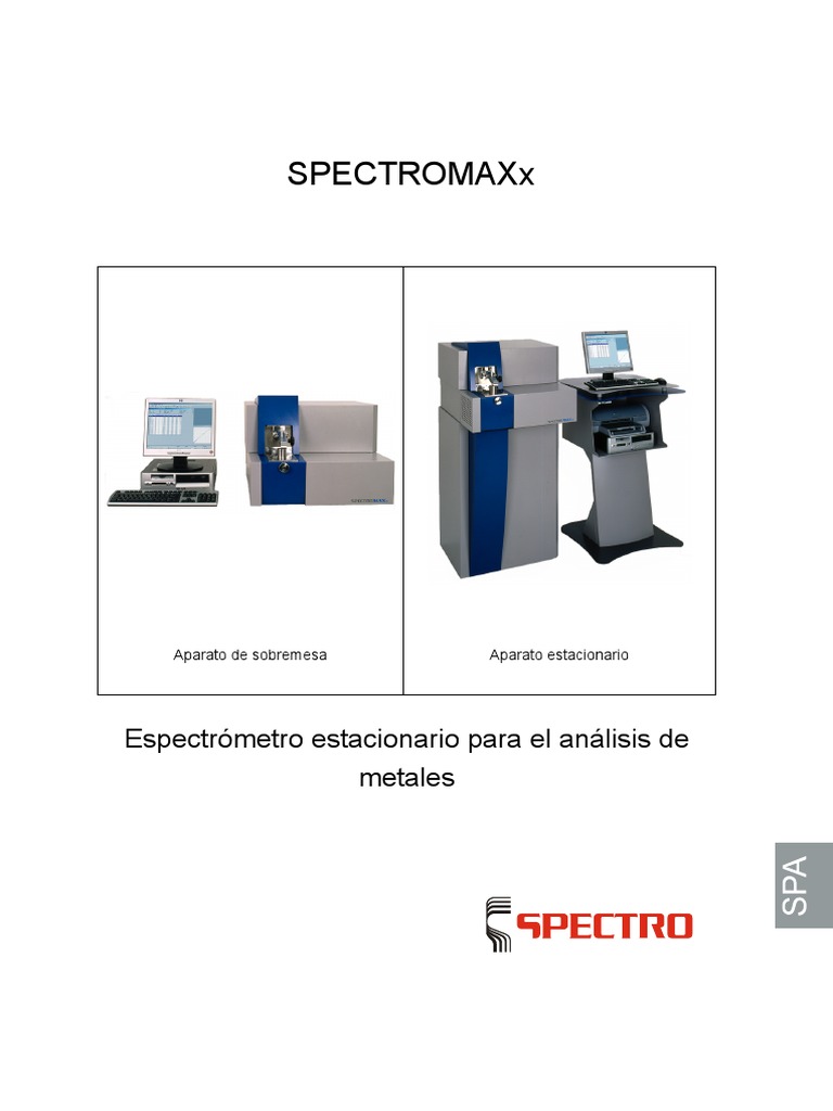 Spectromaxx | PDF | Medición | Óptica