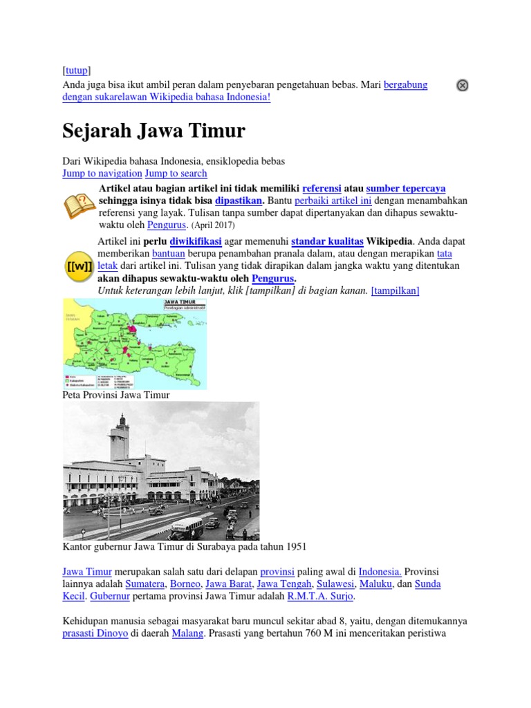 Sejarah Jawa Timur | PDF