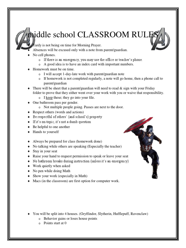 Classroom Rules 1 | PDF | Behavior Modification | Learning