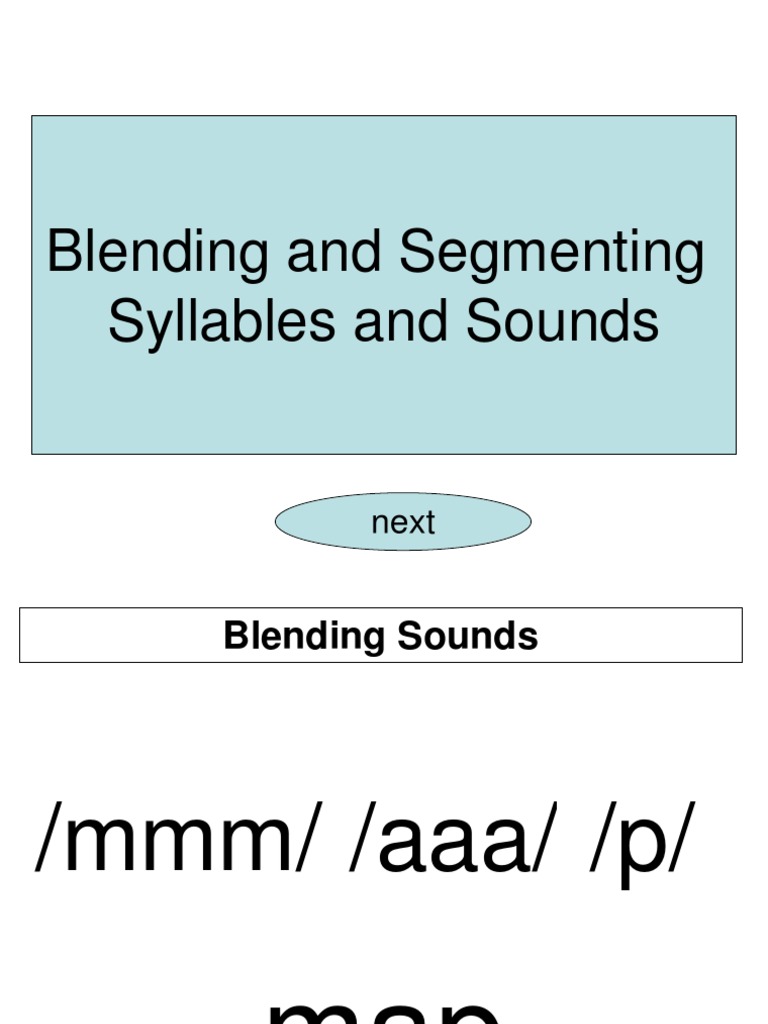 Blending & Segmenting | PDF