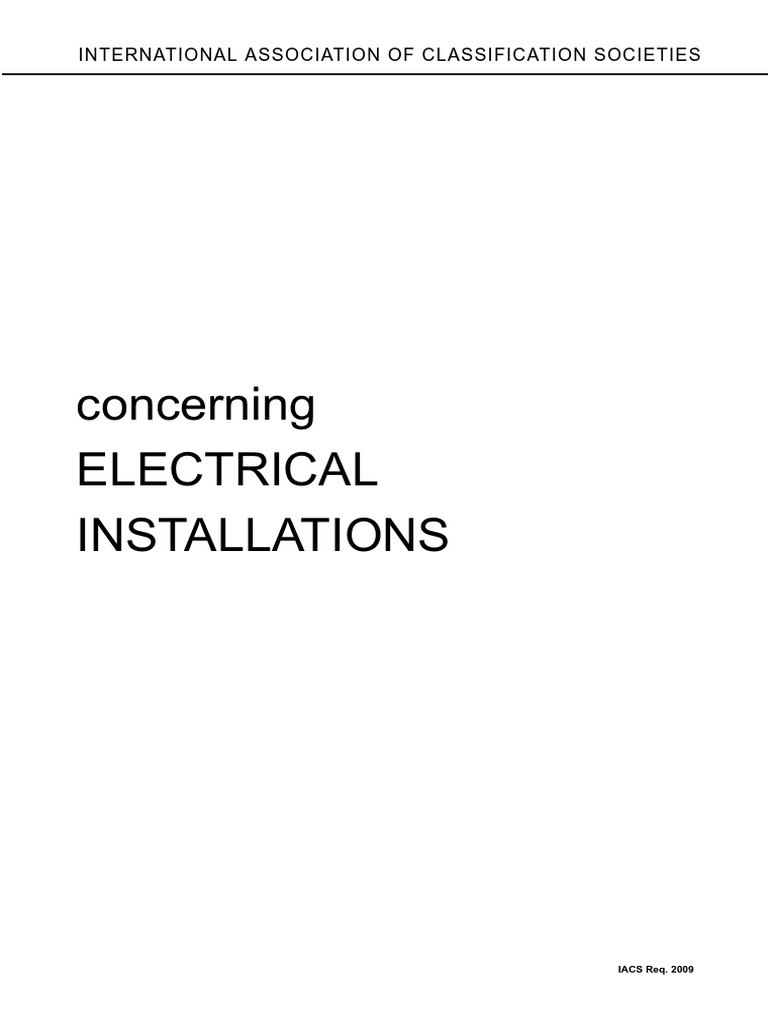 Electrical Installations | PDF | Power Supply | Direct Current