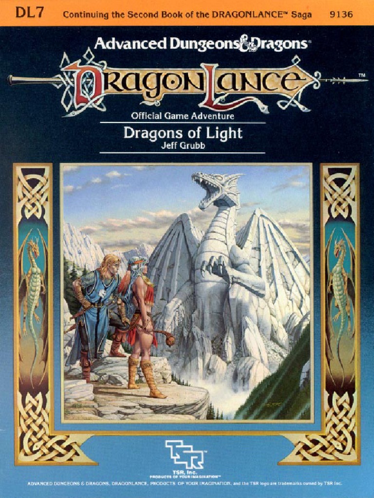 TSR9136 DL7 DragonLance - Dragons of Light | PDF | Dragonlance | Elf ...
