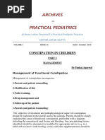 Constipation CHEO Handout | PDF | Constipation | Human Feces