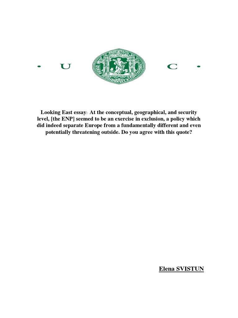 Elena Svistun | PDF | European Union | International Relations