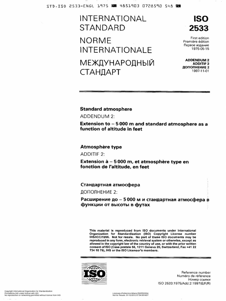 Iso 2533 PDF | PDF | International Organization For Standardization ...