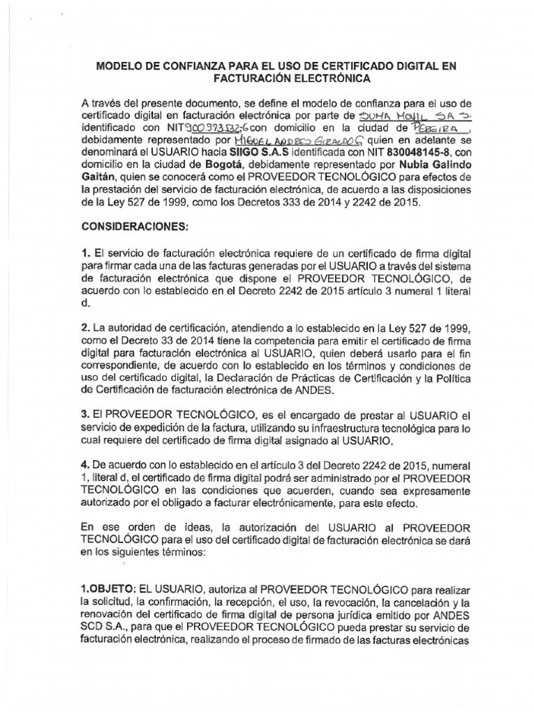 Modelo de Confianza PDF | PDF
