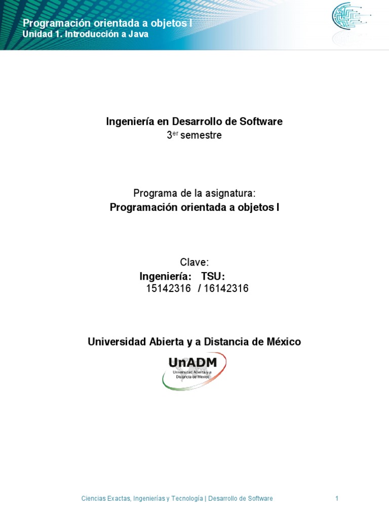 Poo Java Pdf Máquina Virtual De Java Java Lenguaje De Programación 3406