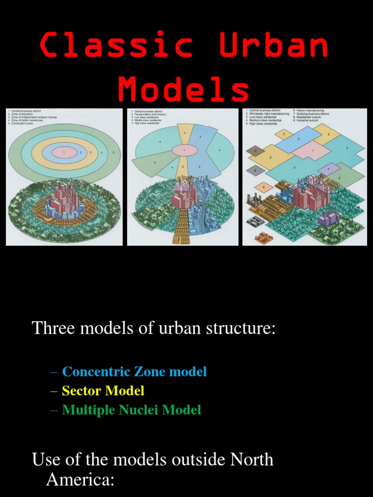 Classic Urban Structure Models Explained | PDF | Urban Area | Urbanization
