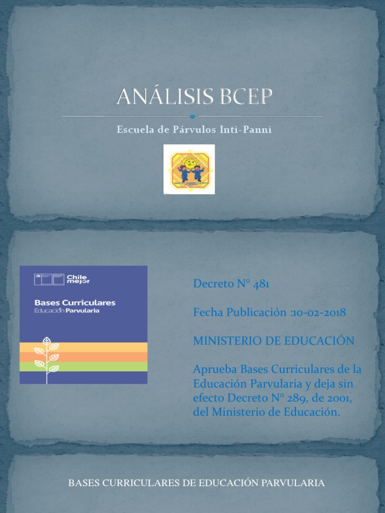 Análisis Bcep 2018 Inti-Panni | Descargar gratis PDF | Educación de la primera infancia | Plan ...