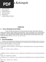 Pengertian Affix, Prefix, Suffix, Infix Beserta Contohnya | PDF
