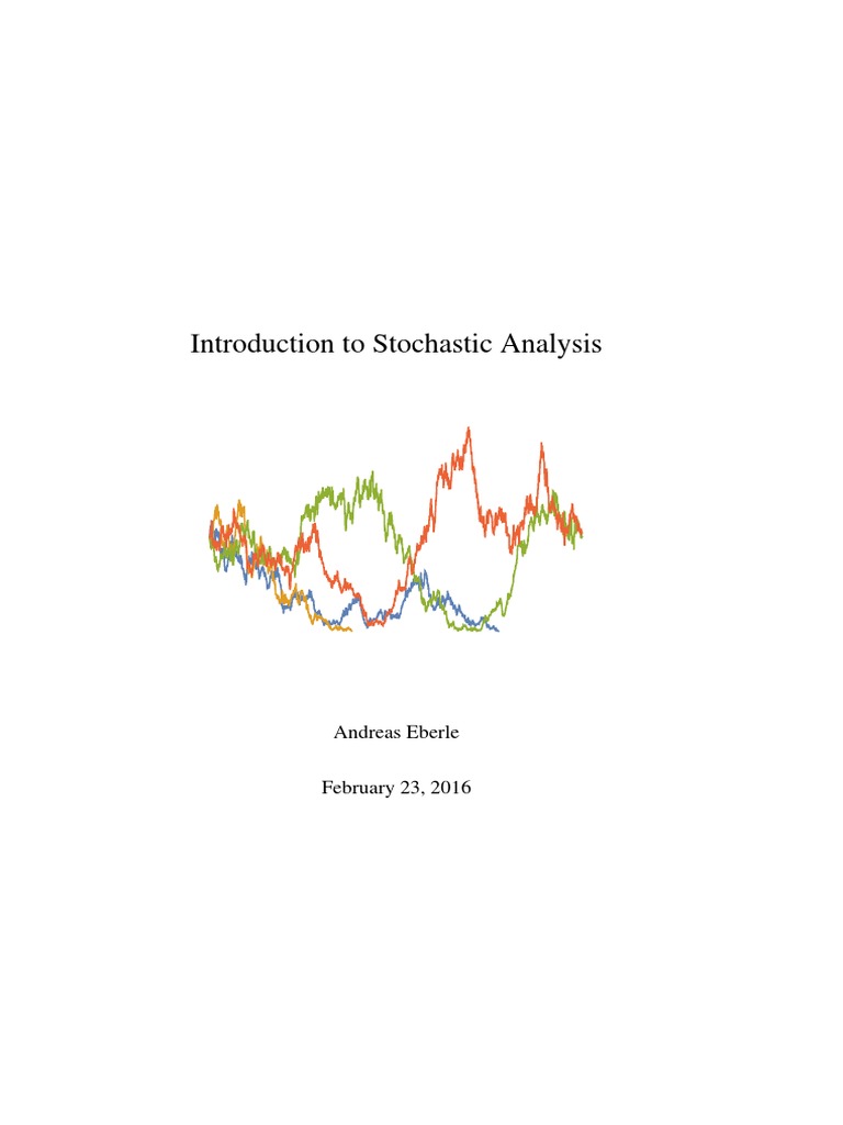 Eberle Introduction To Stochastic Analysis | PDF | Stochastic Process ...