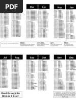 Bible Books Chapters and Verses Chart | PDF | Chapters And Verses Of ...
