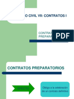 Contratos Preparatorios y Contratos Definitivos | PDF | Instrumento ...