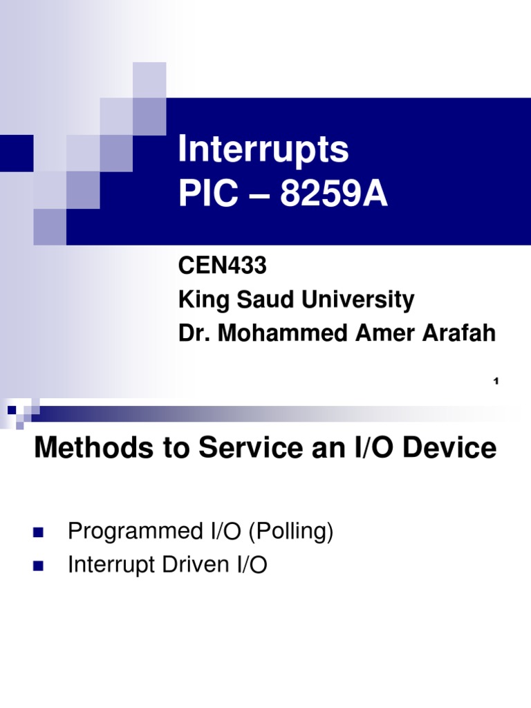 Interrupciones 8259A | PDF | Array Data Structure | Central Processing Unit