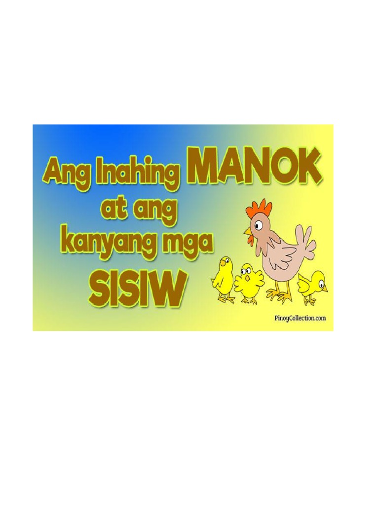 Ang Inahing Manok at Ang Kanyang Mga Sisiw | PDF