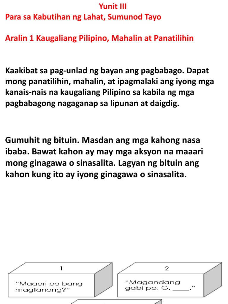 Day1 Quarter 3 All Lesson in Grade 3 | PDF