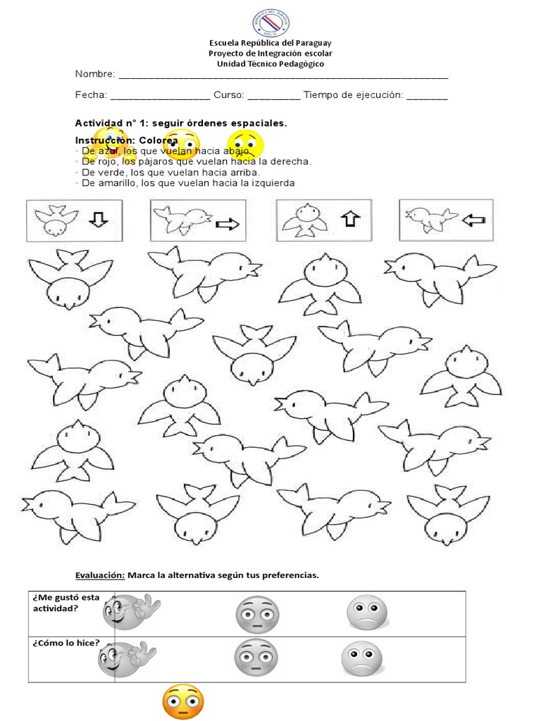 Actividades para Seguir Instrucciones Niños | PDF | Crecimiento ...