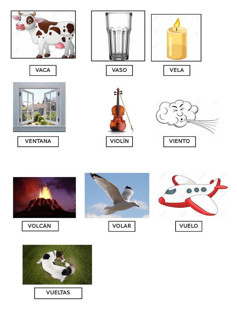Palabras Con V | PDF