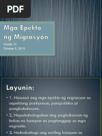 Migrasyon PPT Melc 8 LESSON 3 | PDF