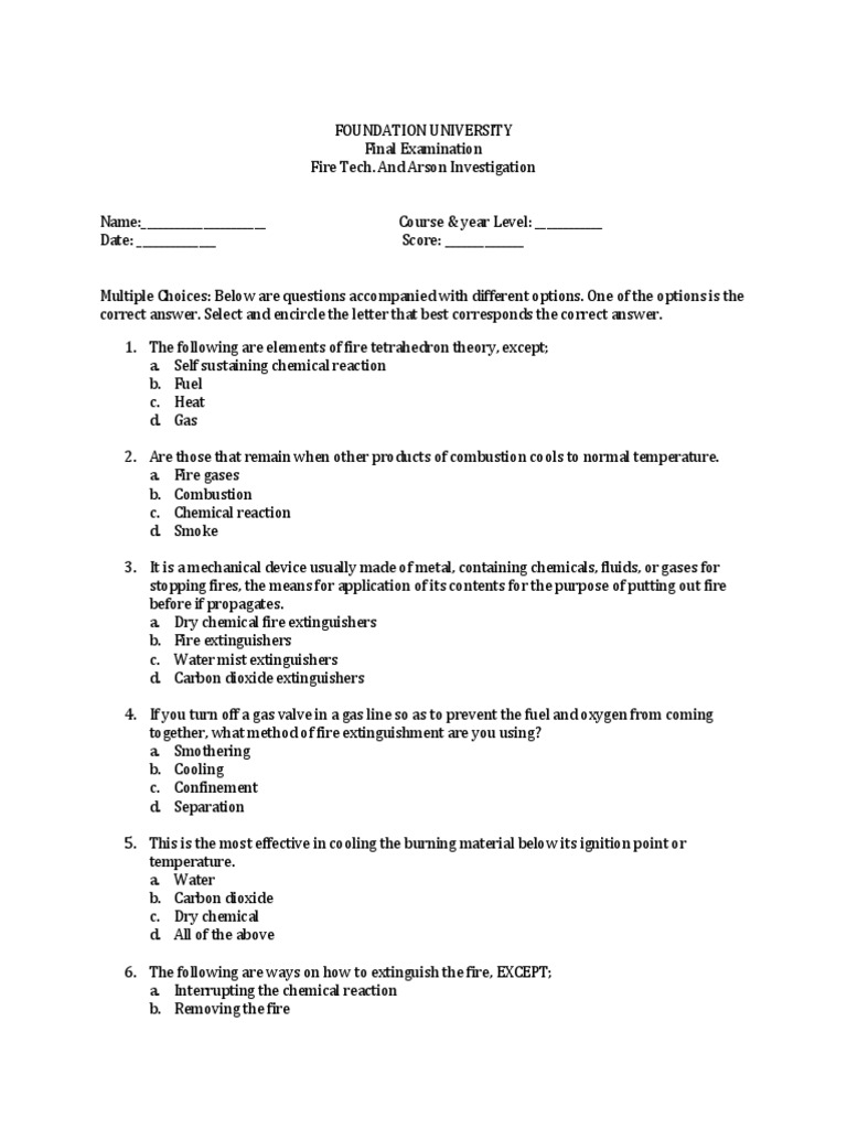 Fire Tech | PDF | Combustion | Fires