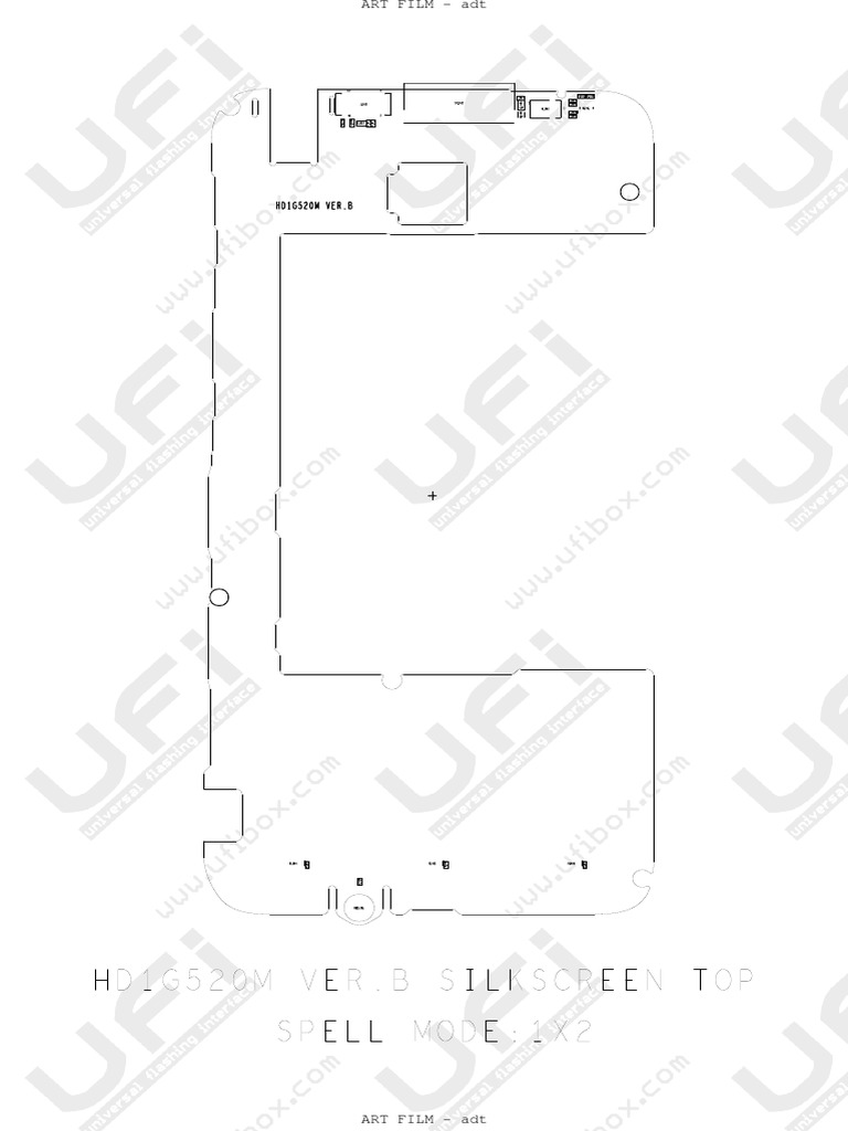 G525-U00 Board Bit Map | PDF