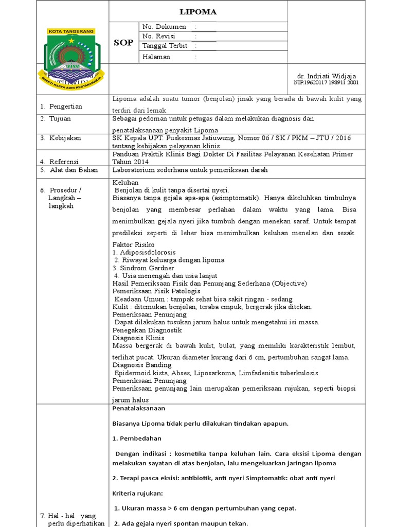 Sop Lipoma | PDF