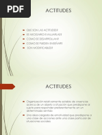 Mapa Conceptual de Actitudes | PDF