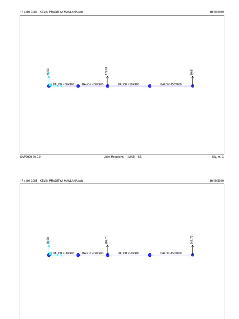SAP2000 Structural Analysis Report | PDF | Mechanical Engineering | Classical Mechanics