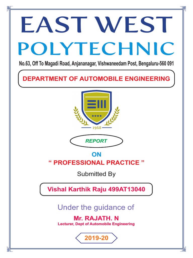 Professional Practice Report 2019-20 | PDF | Learning