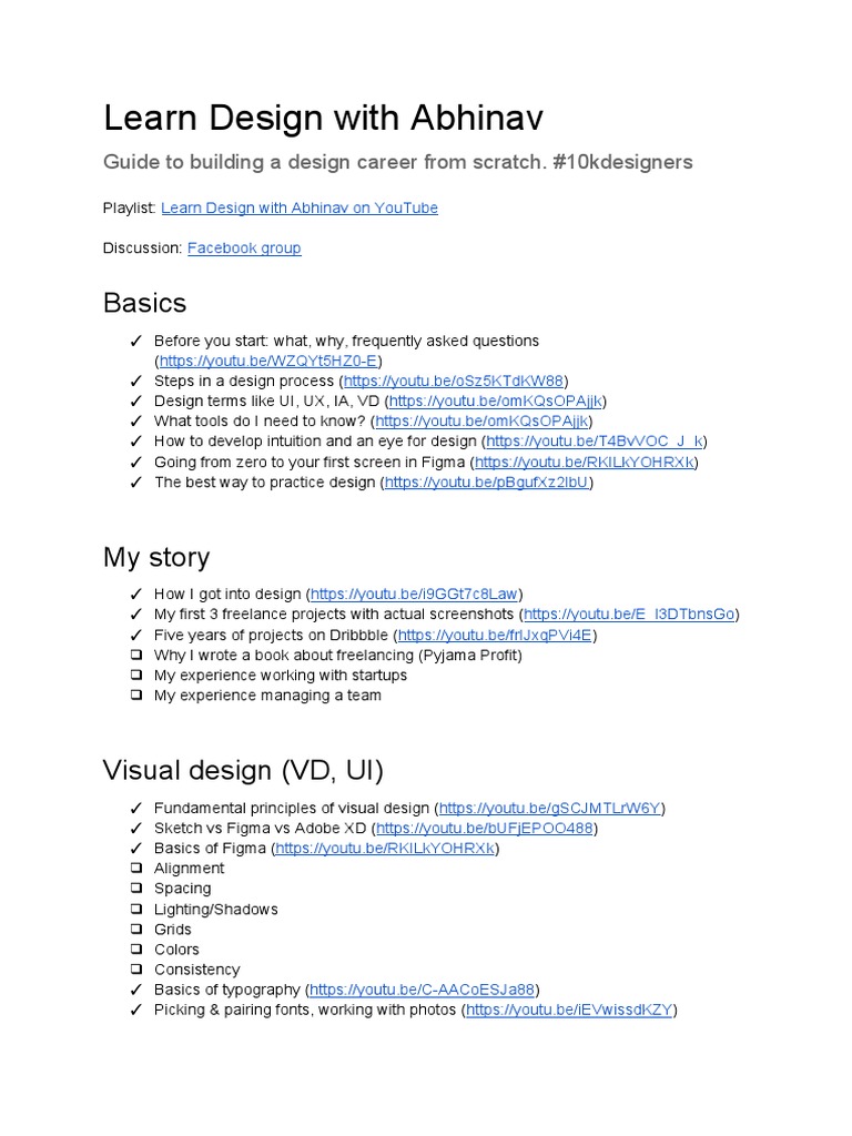 Learn Design With Abhinav | PDF | Human–Computer Interaction | Software