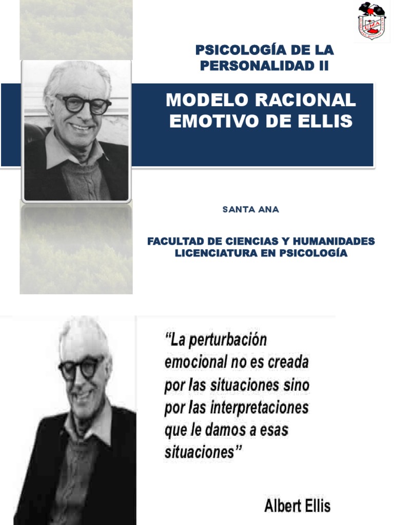 Albert Ellis Modelo Racional Emotivo | Descargar gratis PDF | Las ...