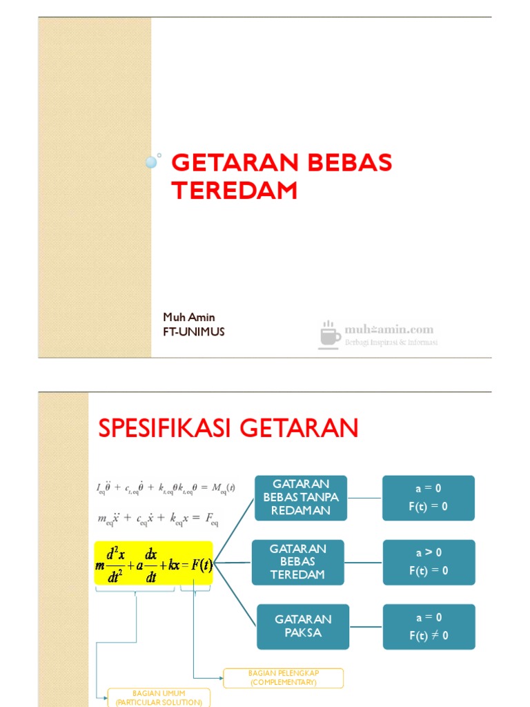 Getaran Bebas Teredam | PDF