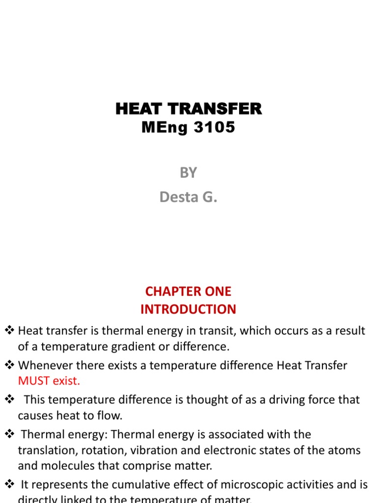 Heat Transfer | PDF | Heat Transfer | Convection