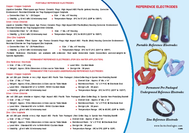 Specifications and Applications of Various Portable and Permanent ...