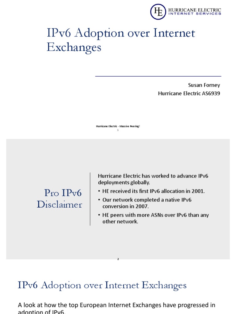 9 IPv6 Adoption in IXs RIPE 79 | PDF | I Pv6 | Ip Address