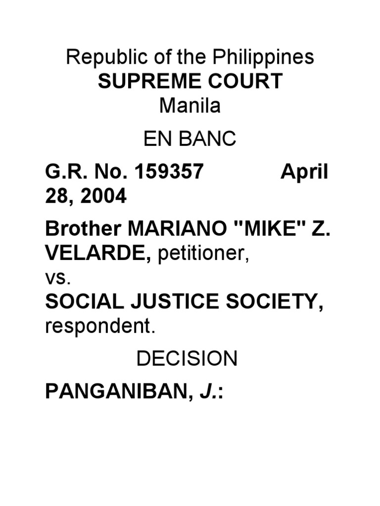 Supreme Court: Republic of The Philippines Manila en Banc | Download ...