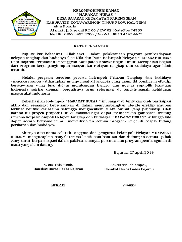 Proposal Ke PT SSP | PDF