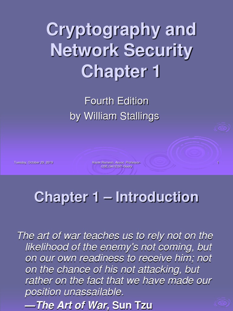 Cryptography and Network Security: Fourth Edition by William Stallings | PDF | Information ...