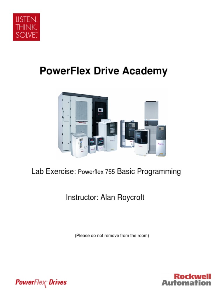 Powerflex 755 - Basic Drives Programming CCW | PDF | Electric Motor ...
