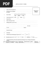 PSC General Summary Form - Applicants | PDF