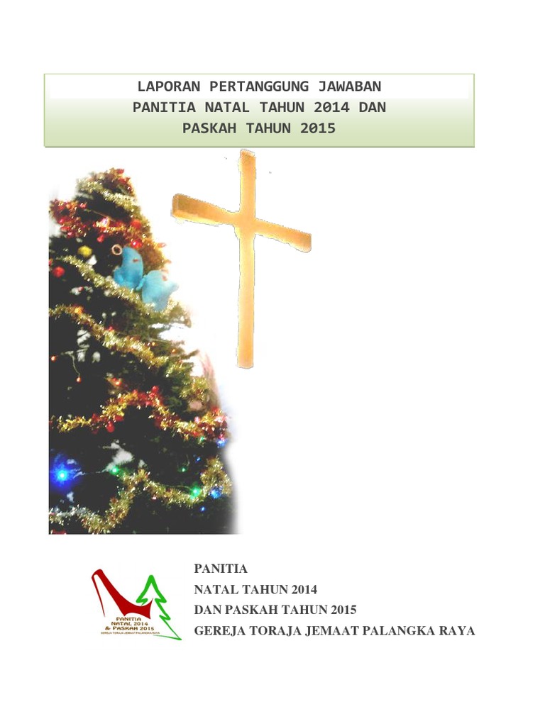 Laporan LPJ Natal 2014 Dan Paskah 2015 | PDF