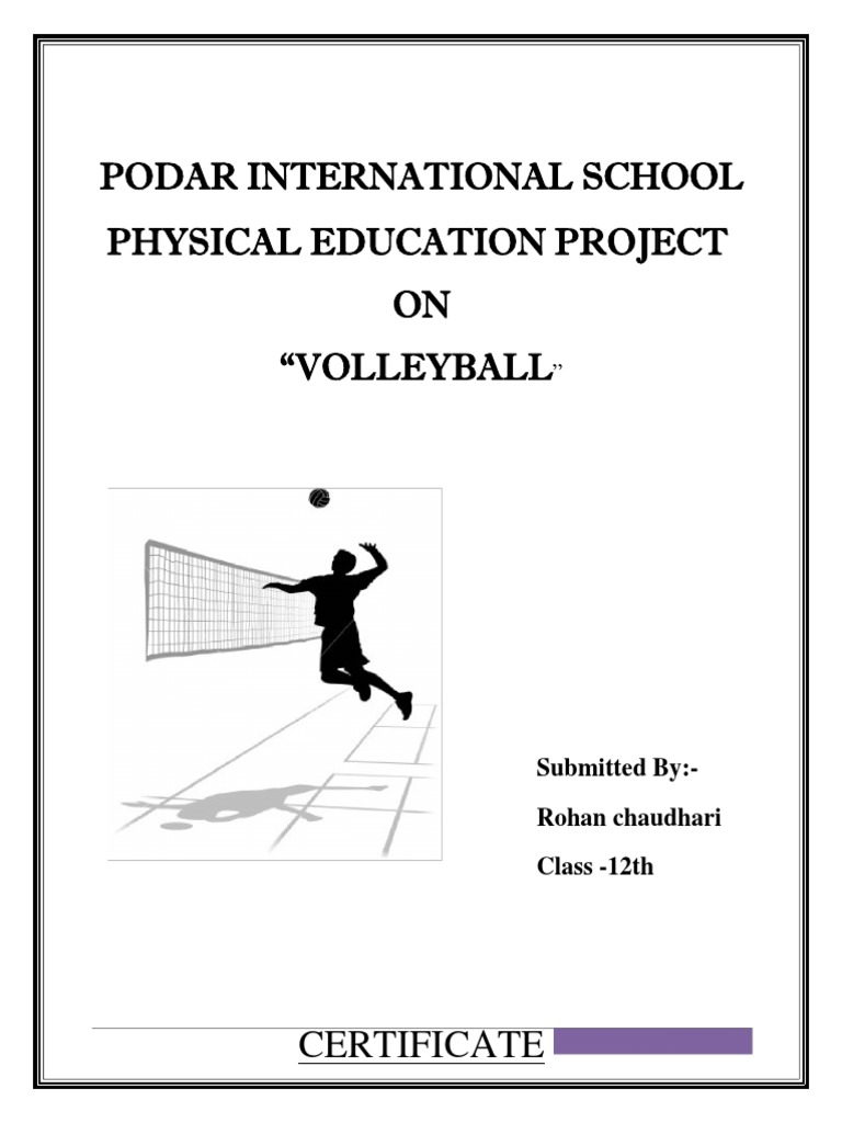Vollyall Investagatory Project | PDF | Volleyball | Ball Games