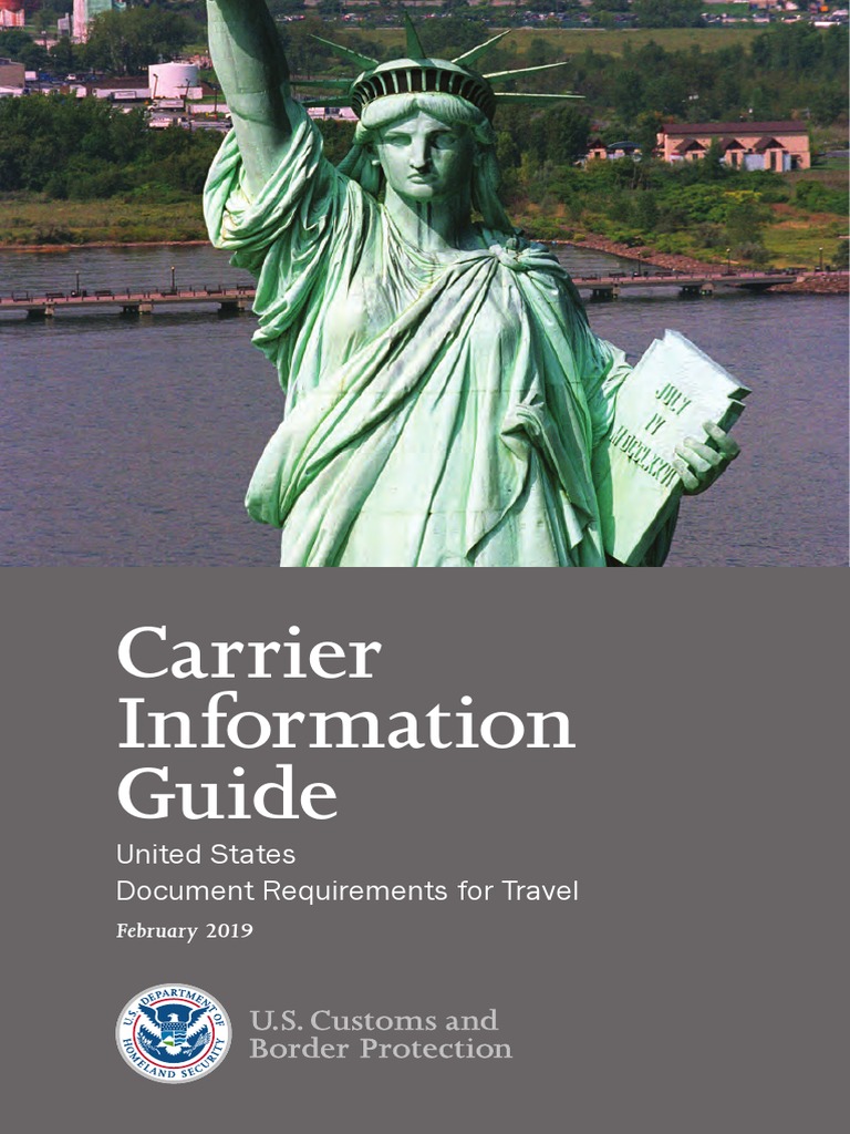 2019 Carrier Information Guide - EnGLISH | PDF | Travel Visa | Passport