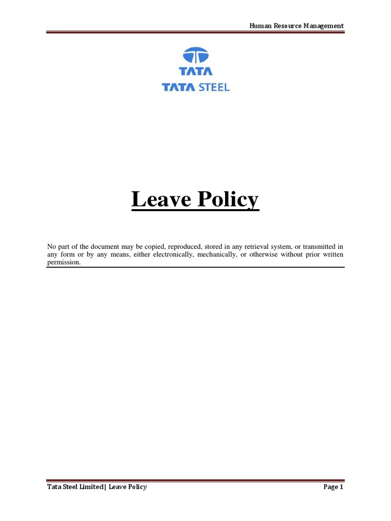 Leave Policy | PDF | Parental Leave | Hospital